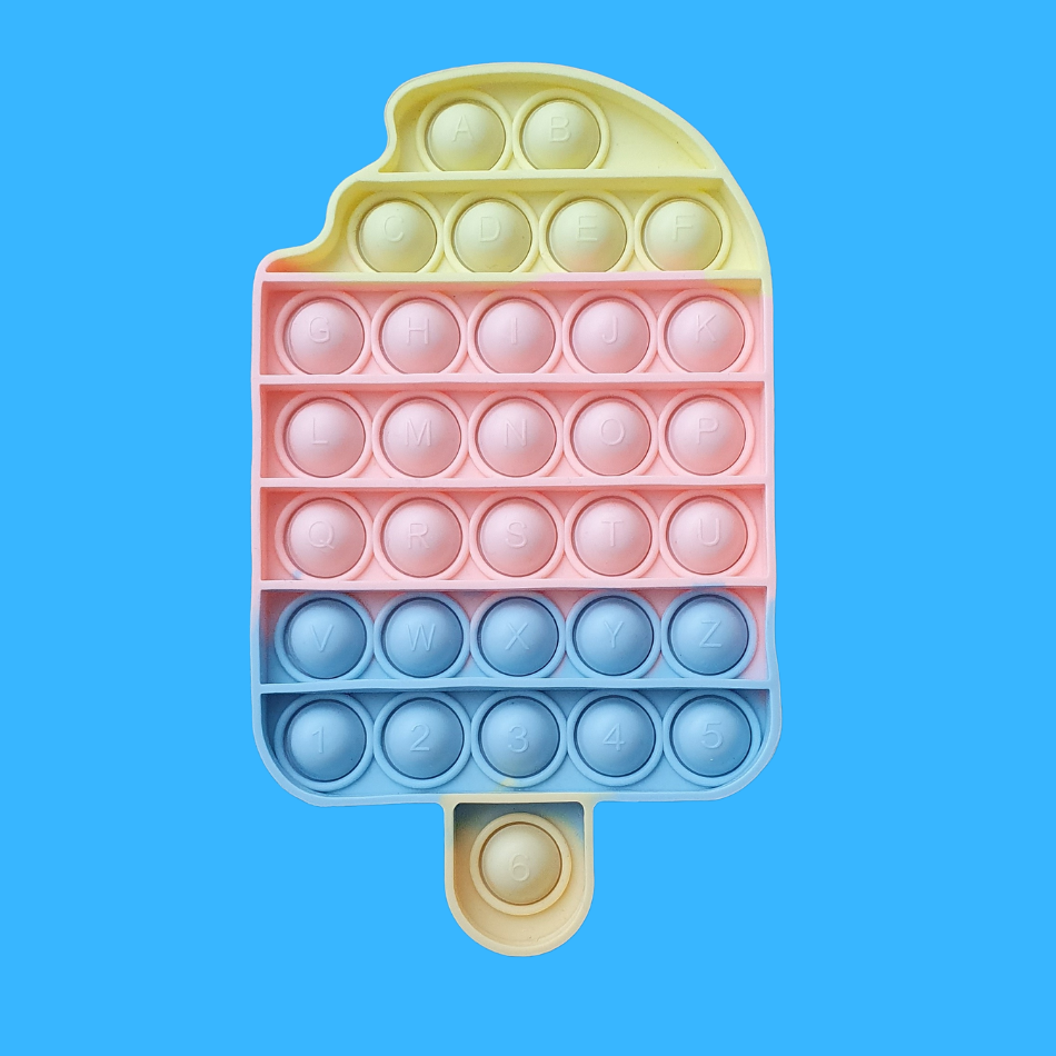 Popsicle Icecream Pastel Bubble Fidget Toy Push Pop It – Toy Maniac